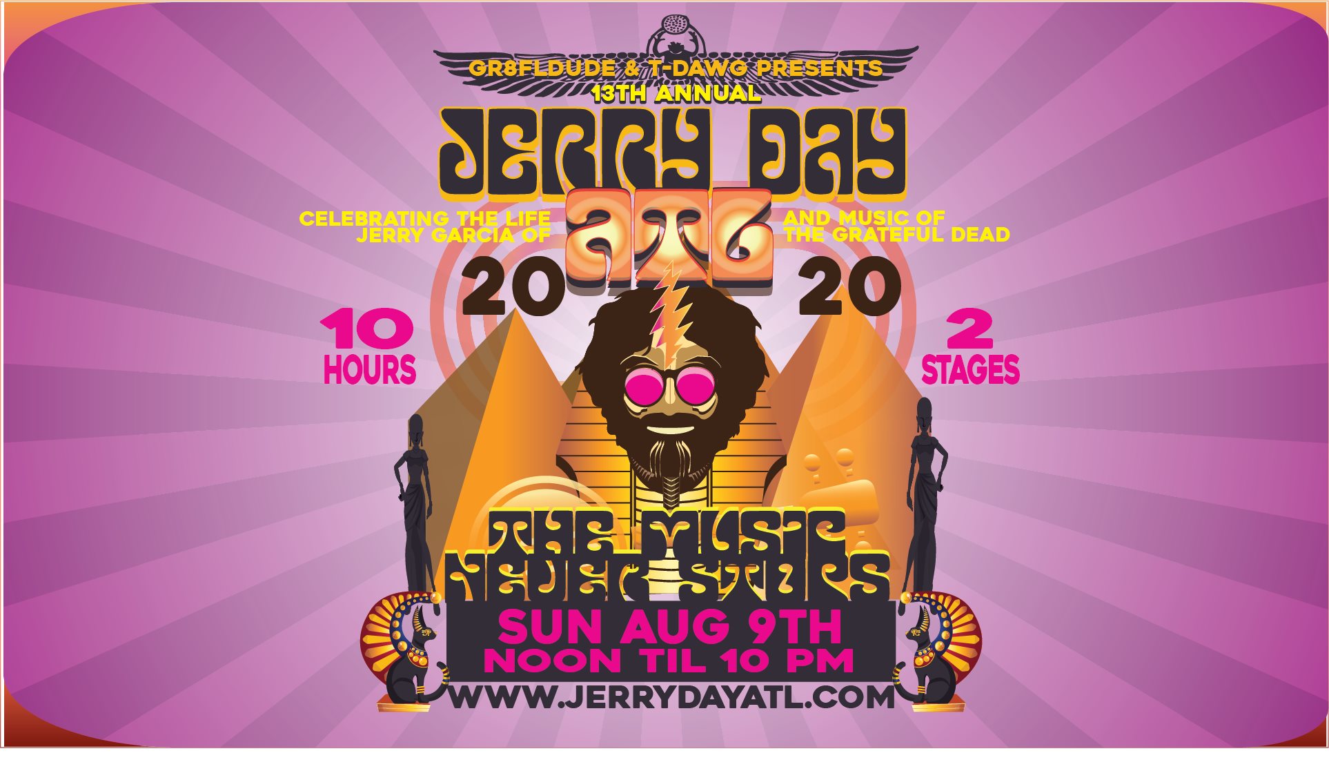 13th Annual Jerry Day ATL Livestream on Sunday, August 9! | TDawg Presents